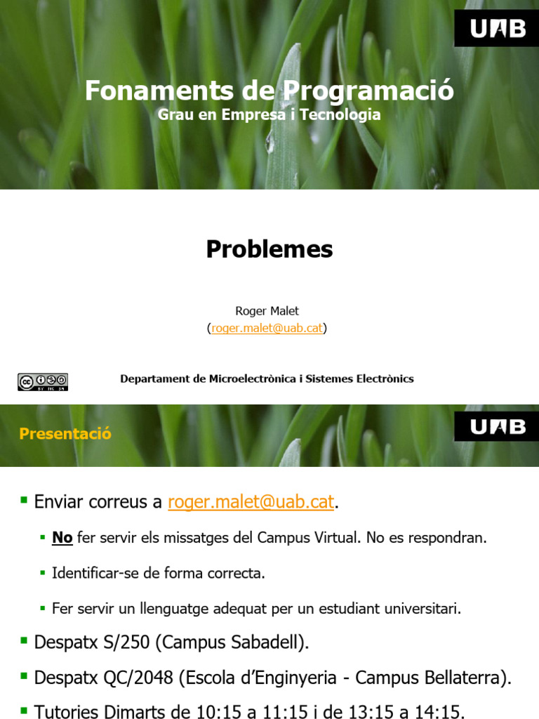 Problemes 1 | PDF