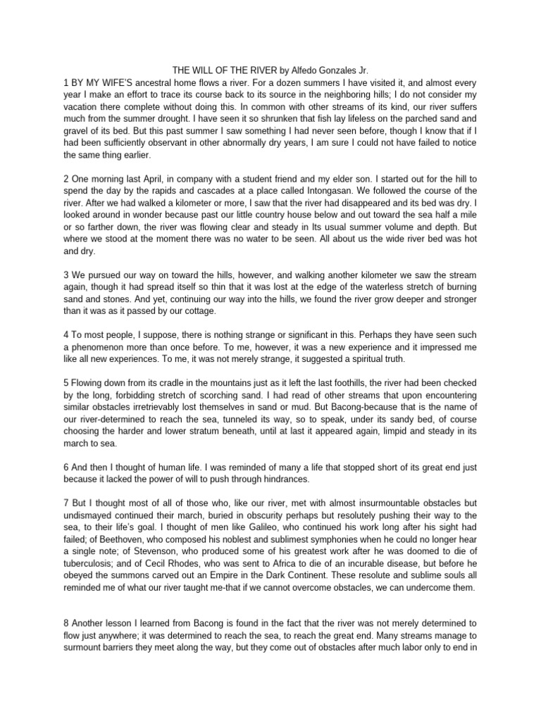 Perseverance and Purpose | PDF | River | Earth Sciences