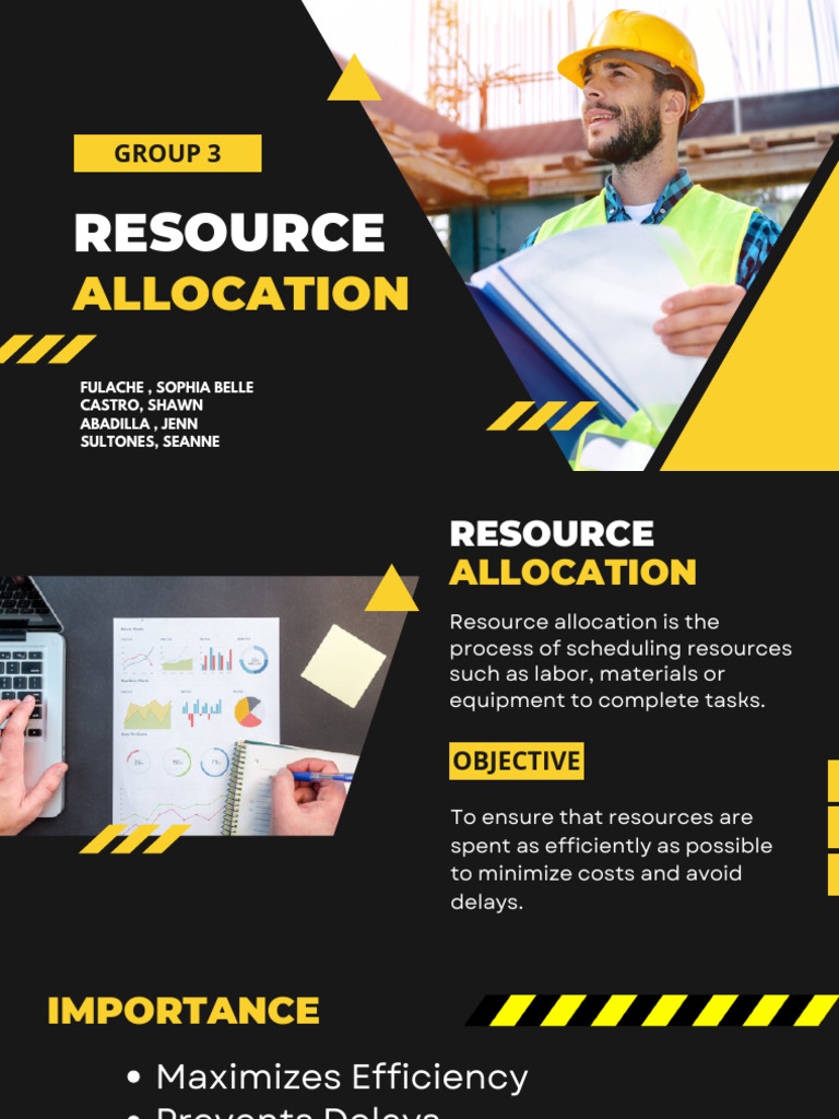 RESOURCE ALLOCATION | PDF | Engineering | Economies