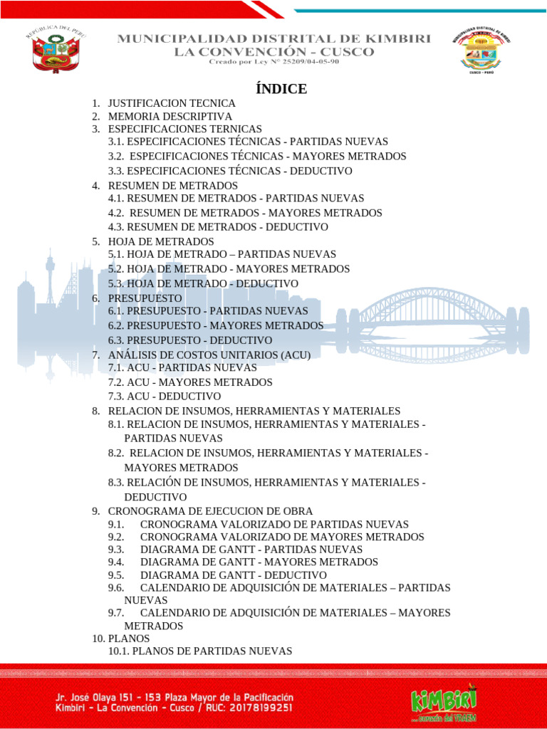 INDICE | PDF