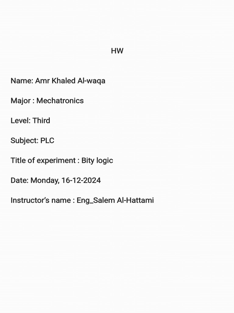 Plchw Pdf Computer Programming Computing 