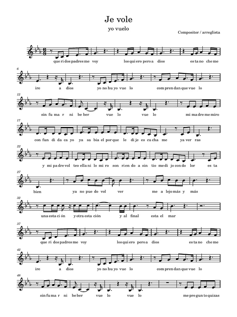 Je Vole Original | PDF