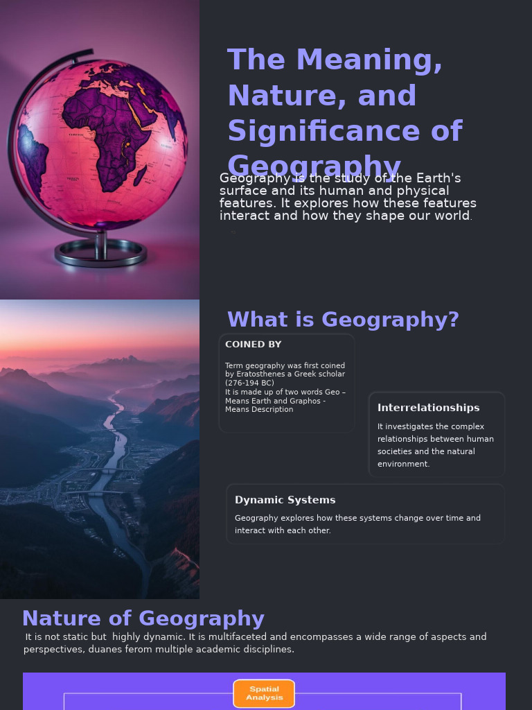 Geography Presentation | PDF | Geography | Geographic Information System