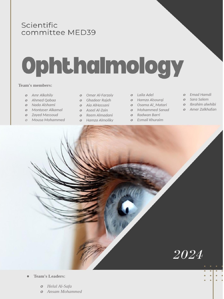Ophthalmology | PDF
