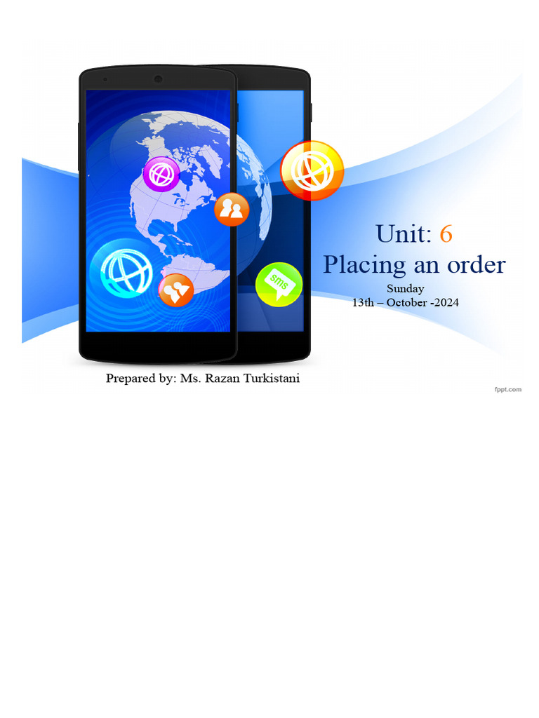 Ordering & Problem Solving Guide | PDF | Perfect (Grammar) | Language ...
