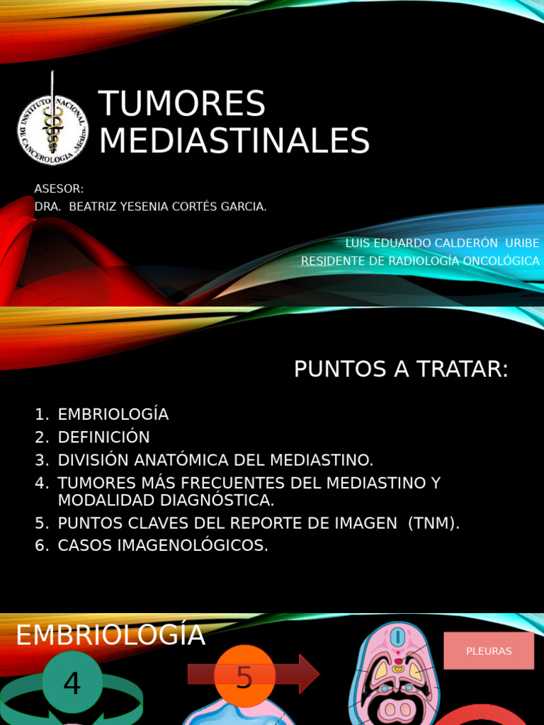 Tumores Mediastinales | PDF | Neoplasias | Metástasis
