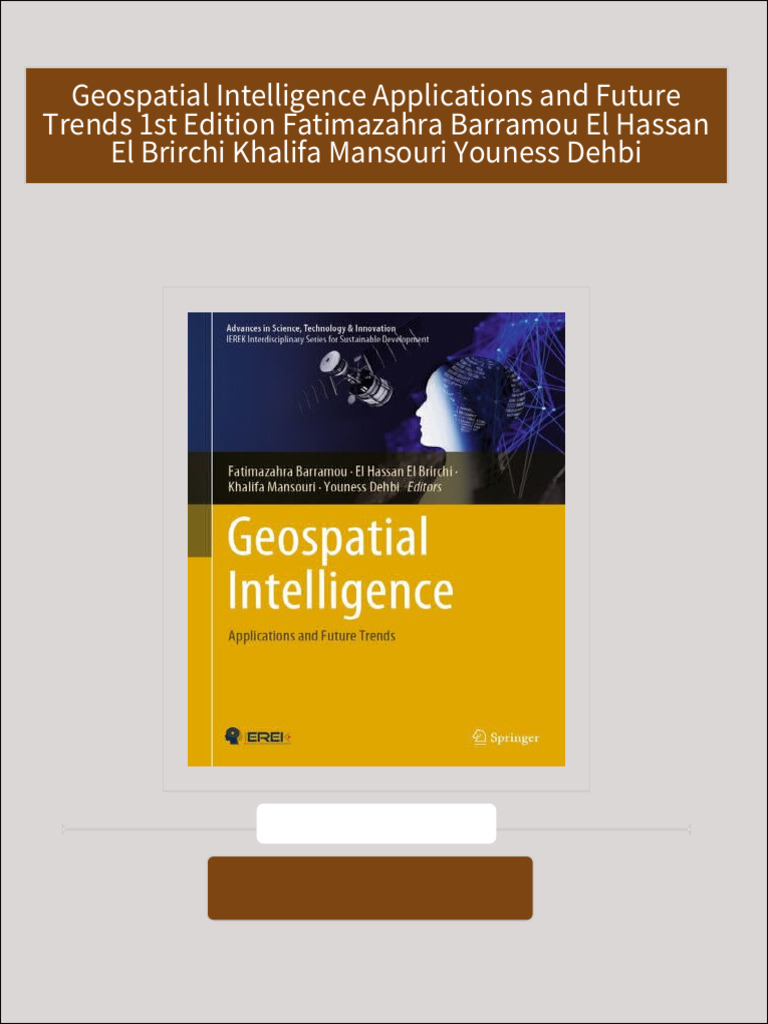 Download full Geospatial Intelligence Applications and Future Trends ... Download full Geospatial Intelligence Applications and Future Trends ...