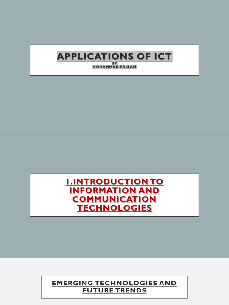 Emerging Technologies and Future Trends | PDF