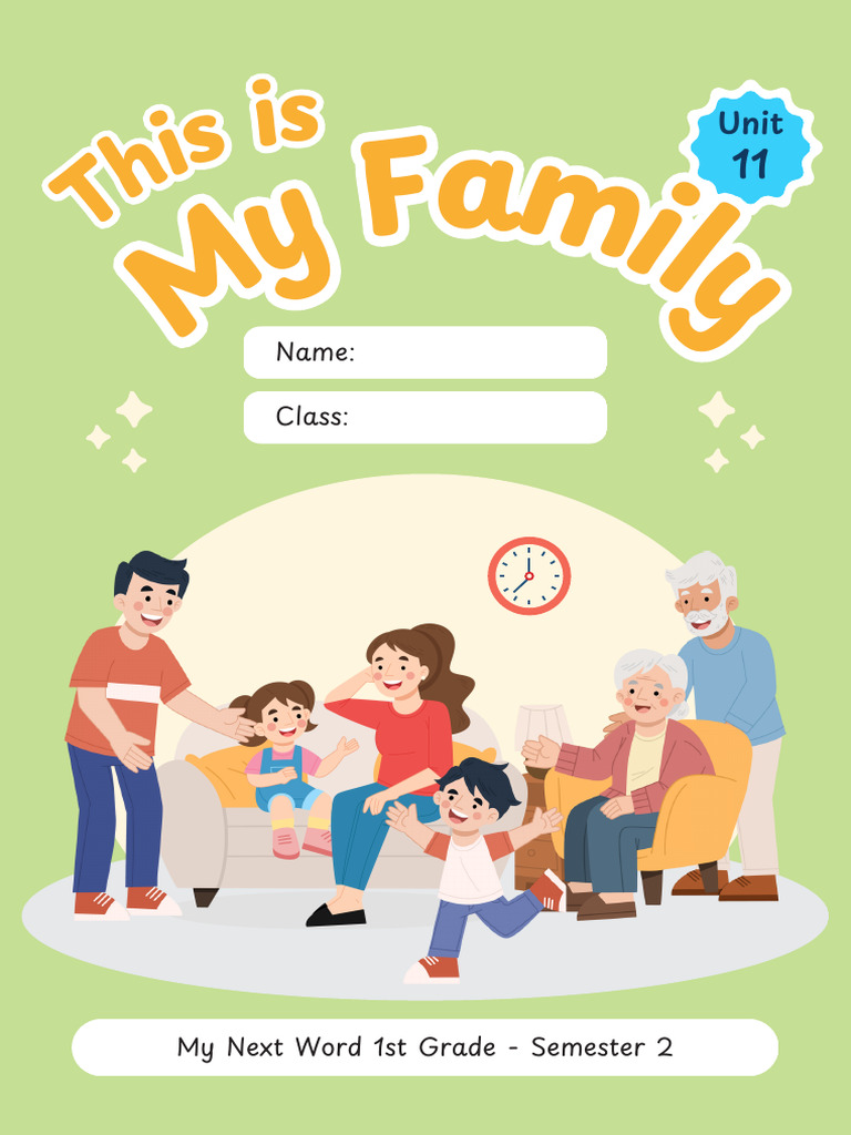 1st Grade Family Members Worksheet | PDF