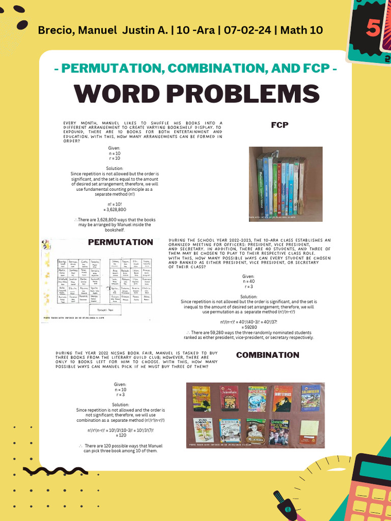 Math Problems for 10th Graders | PDF | Mathematics