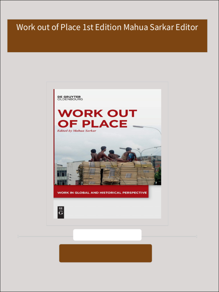 Full Work Out of Place 1st Edition Mahua Sarkar Editor Ebook All ...