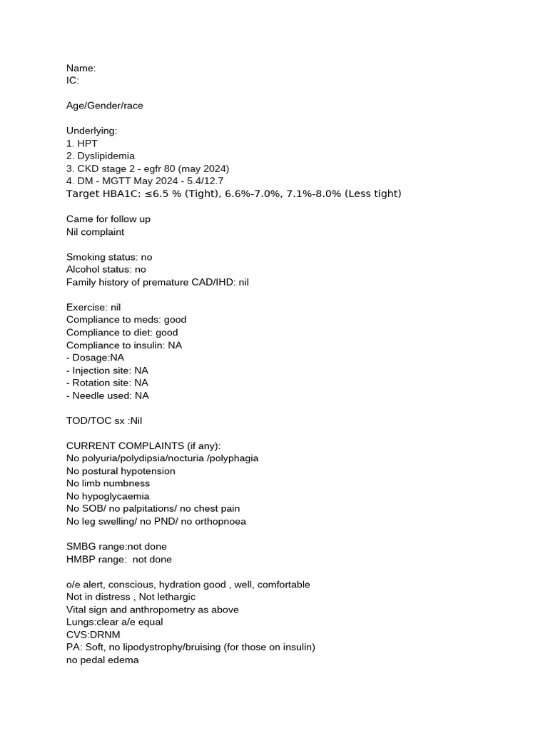 DM clerking template | PDF