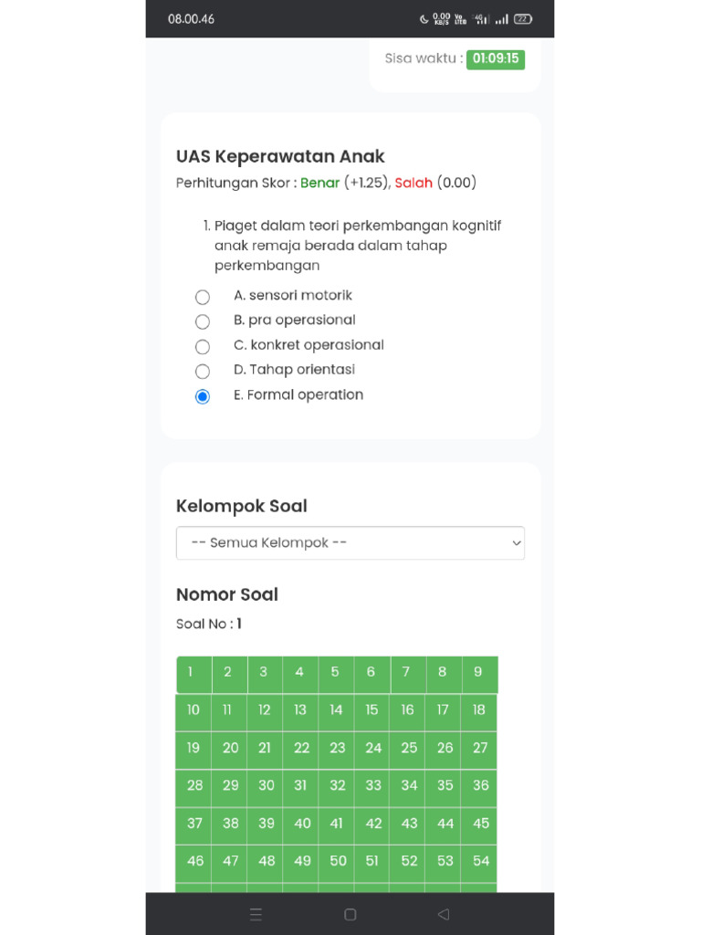 Soal UAS Kep Anak | PDF