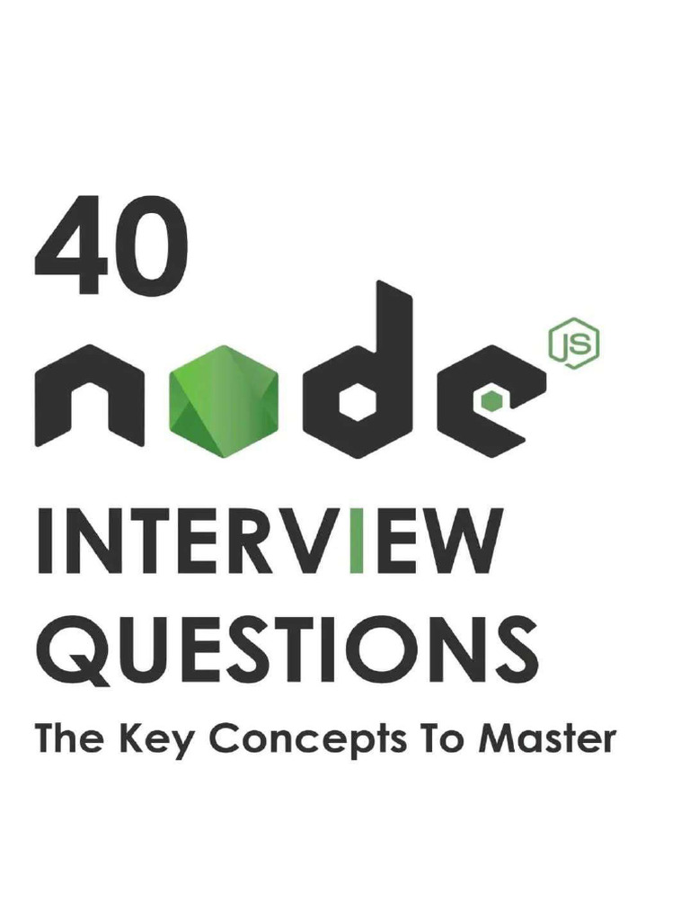 40 Node Js Interview Questions | PDF