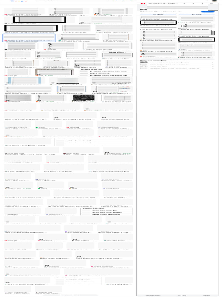 Music Staff Paper - Google Search | PDF | Sheet Music | Musicology