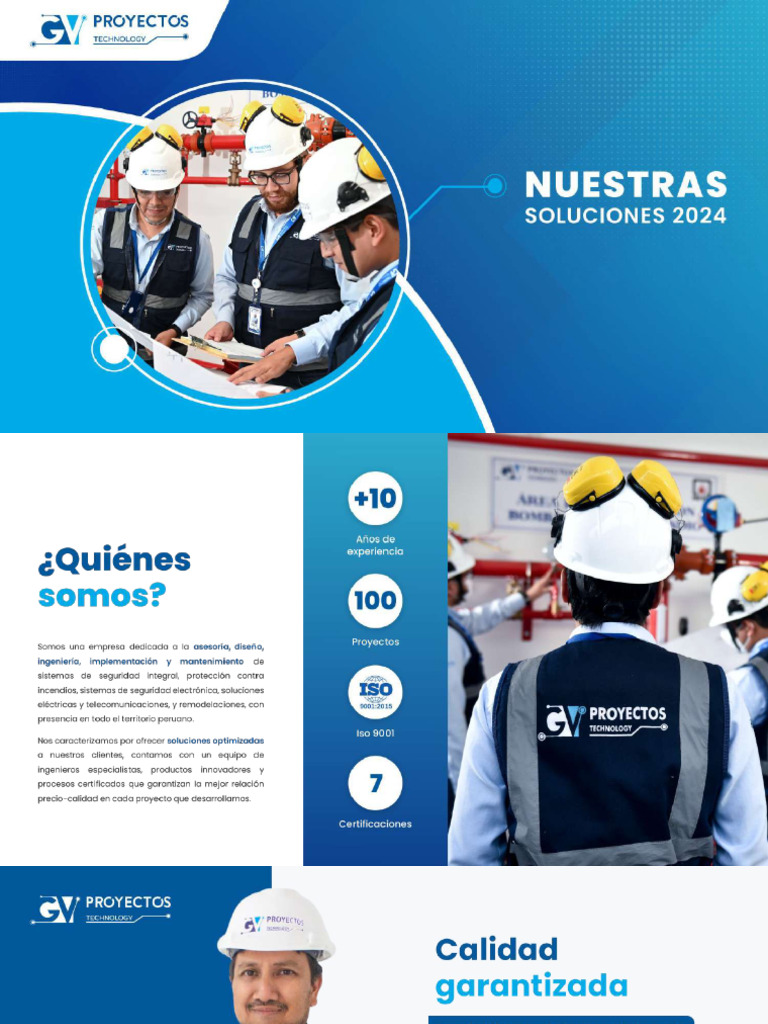 Brochure GV Proyectos - Soluciones | PDF