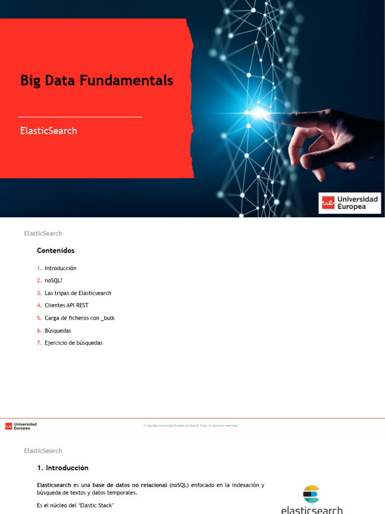 Caso de Uso- ElasticSearch | PDF | No Sql | Bases de datos