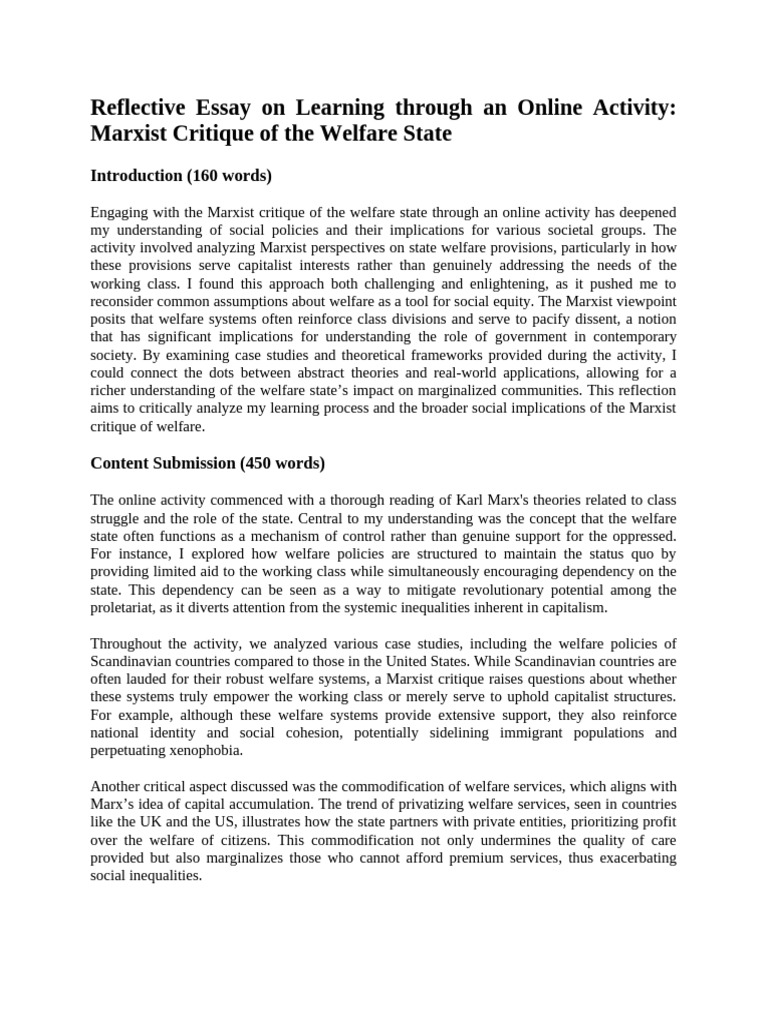 Assignment Answer - Reflective Essay On Learning Through An Online ...