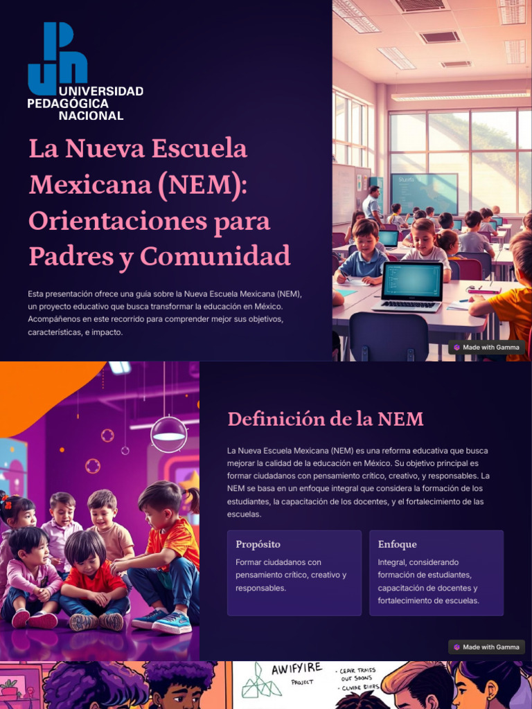 1.1. - La-Nueva-Escuela-Mexicana-NEM-Orientaciones-para-Padres-y-Comunidad | PDF | Enseñando ...