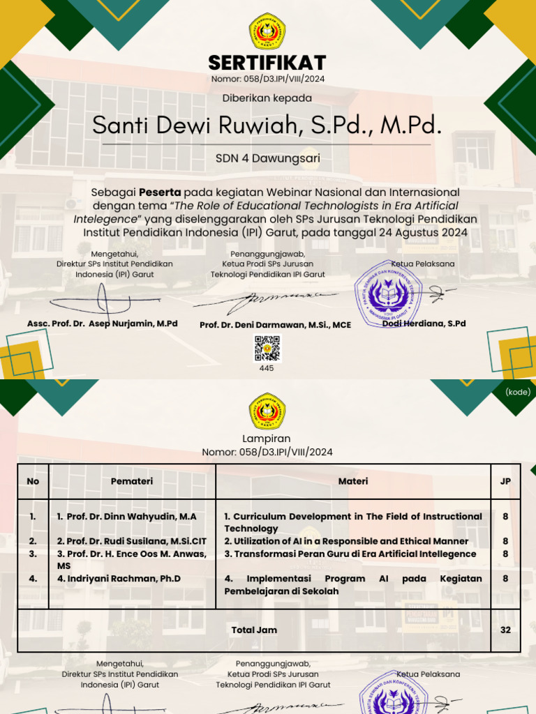 Santi Dewi Ruwiah, S.PD., M.Pd. | PDF