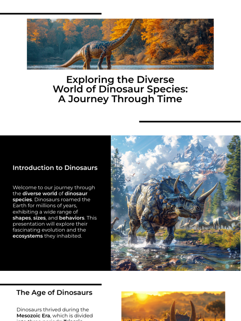 The Diverse World of Dinosaurs | PDF | Dinosaurs