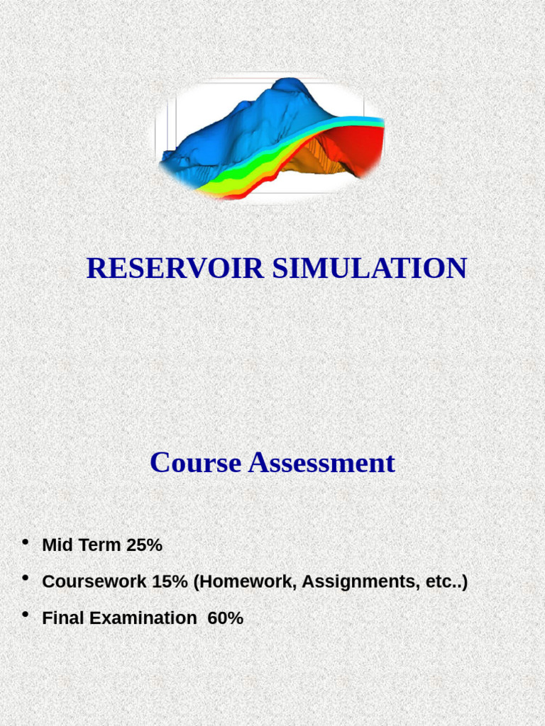 L1_Intro to res sim | PDF | Petroleum Reservoir | Simulation