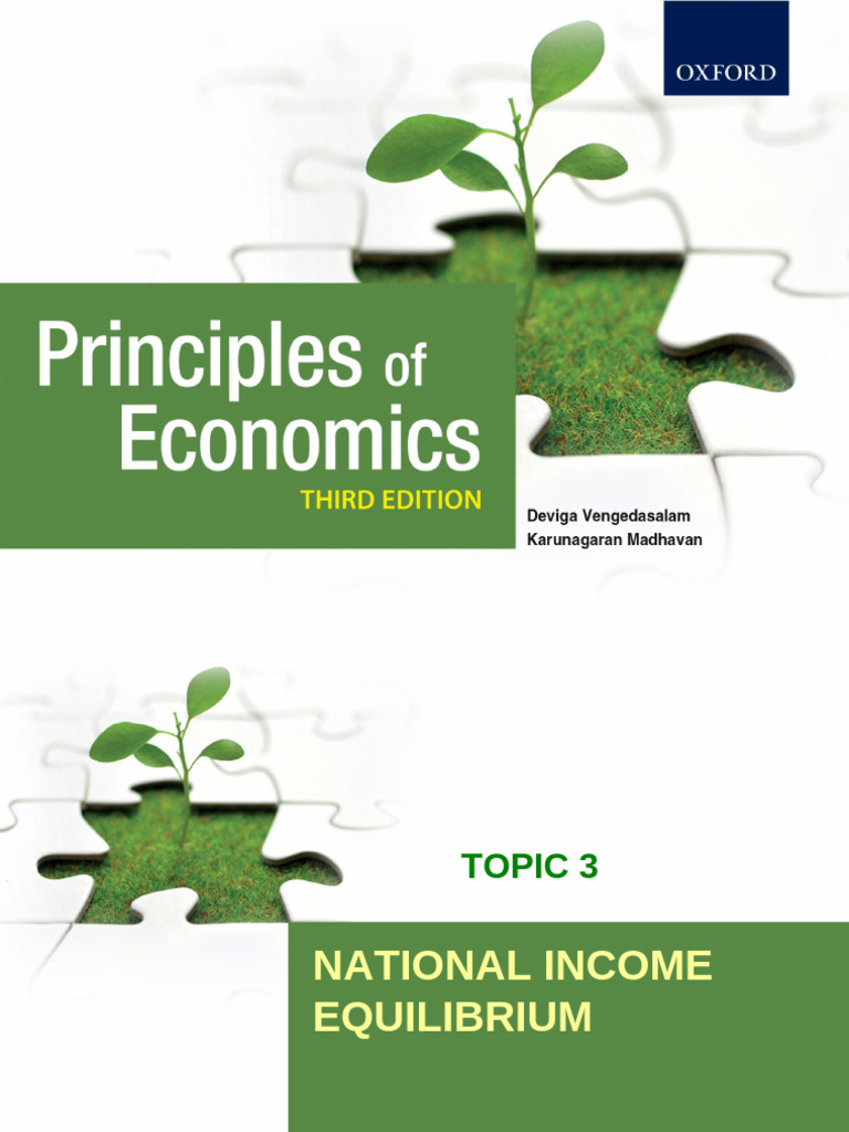 Topic 3 National Income Equilibrium | PDF | Fiscal Multiplier ...