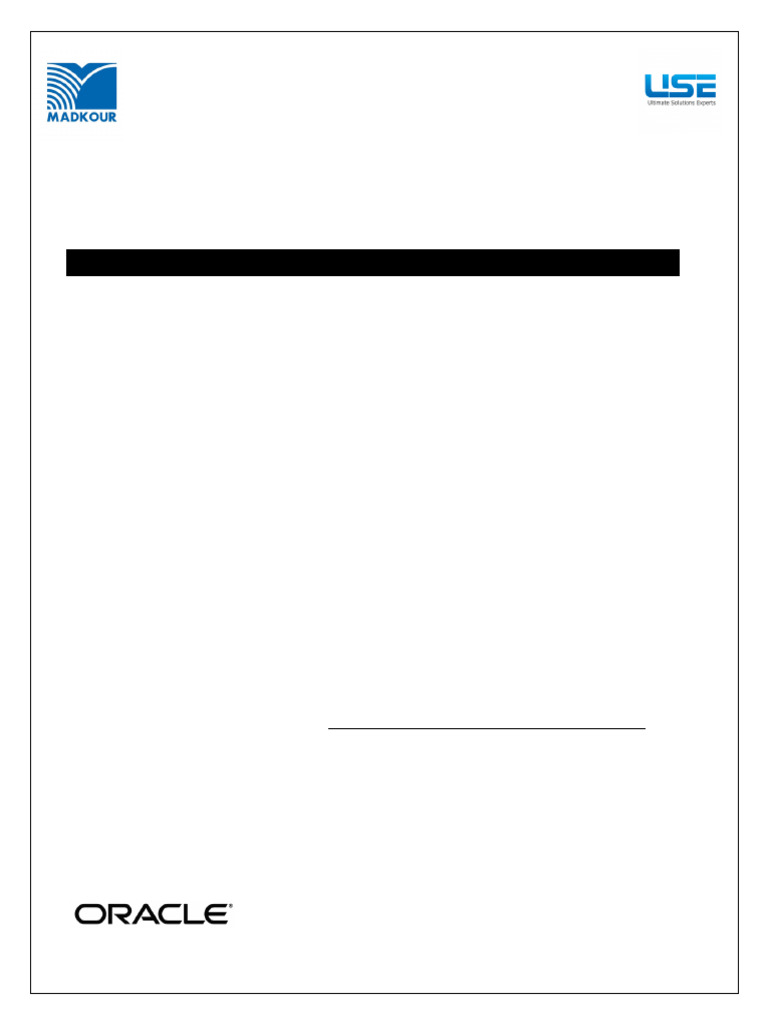 Madkour Oracle Recruiting SDD V1.0 | PDF | Résumé | Recruitment