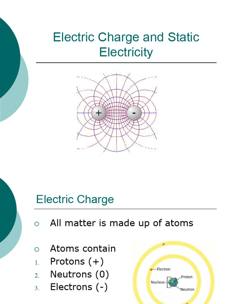 ELECTRIC CHARGES | PDF | Electric Charge | Atoms