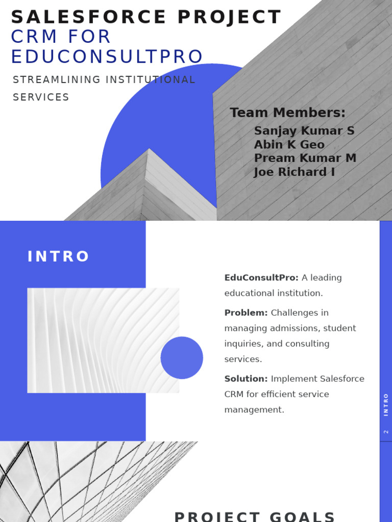 Salesforce Project Presentation | PDF | Computing | Information Technology