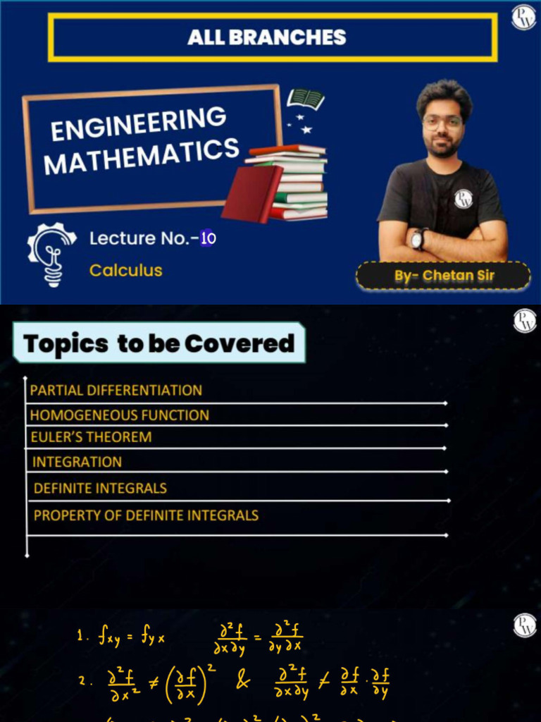 Calculus 10 - Class Notes | PDF