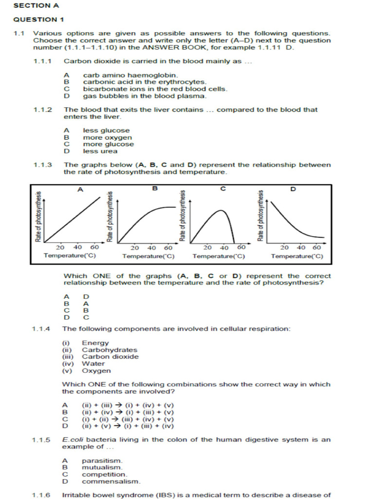 Grade 11 Life Sciences | PDF