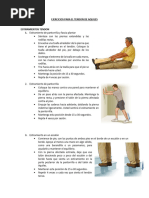 Ejercicios de Risser | PDF | Pie | Especialidades Medicas