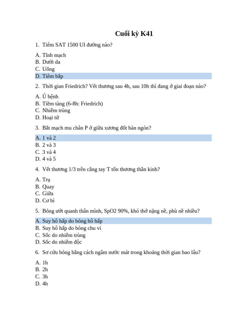 Cuối Kỳ K41 | PDF