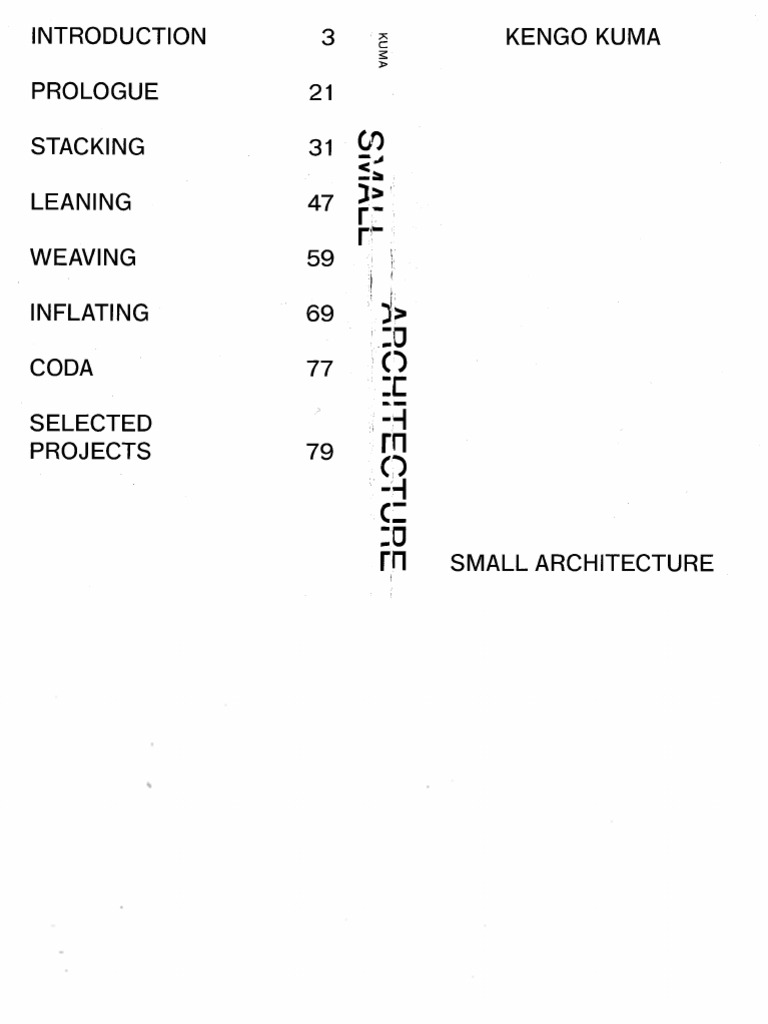 Small Architecture | PDF