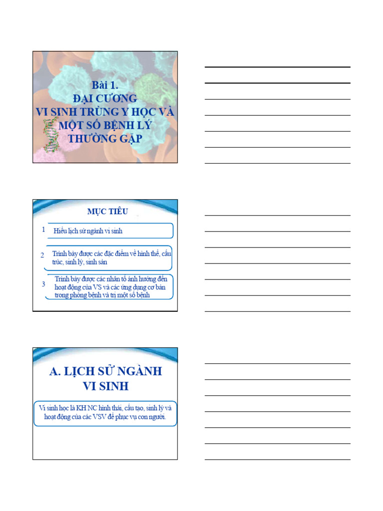 BAI 1_BENH HOC VI SINH VAT | PDF