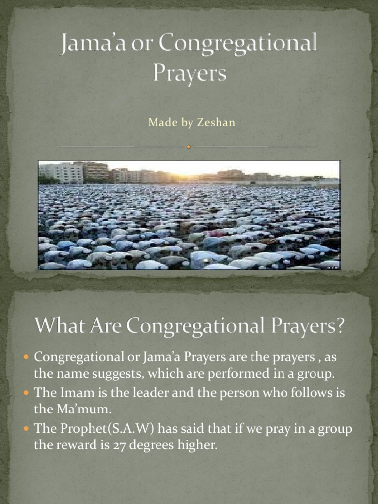Understanding Congregational Prayers | PDF