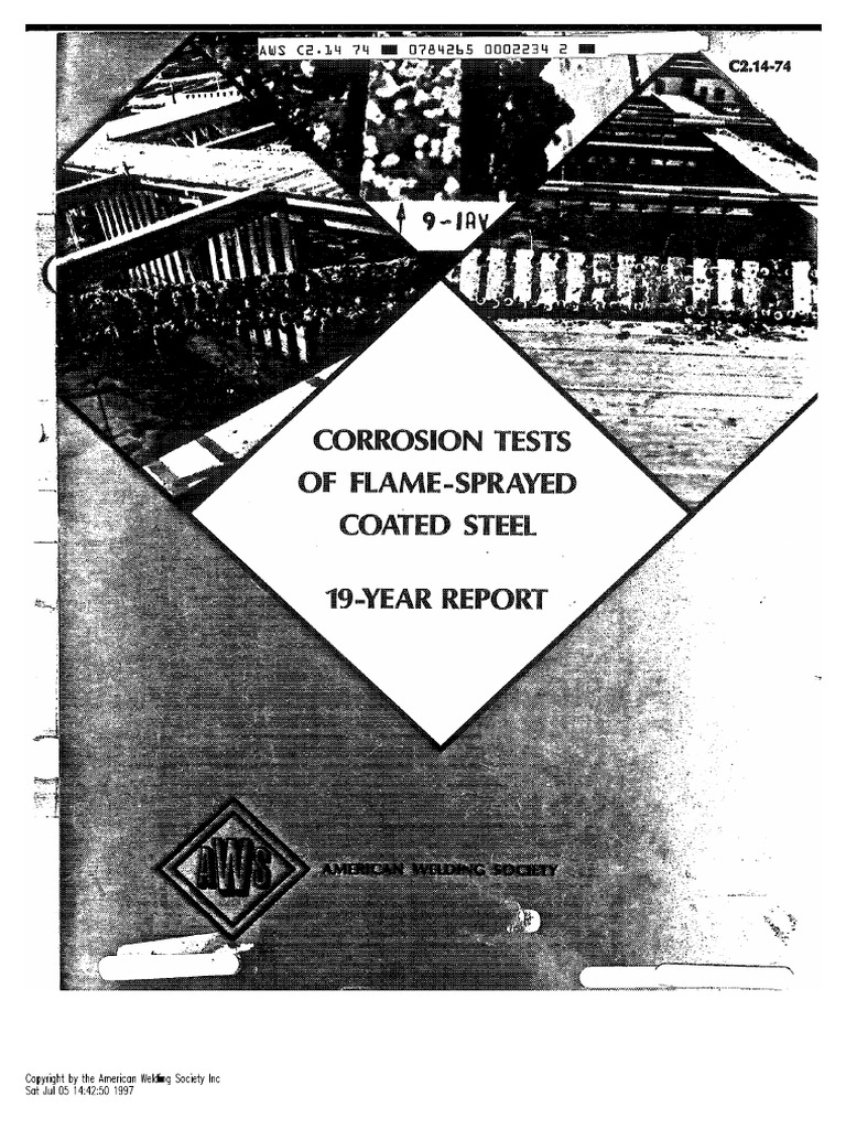 Aws c2.14 - Corrosion Tests | PDF