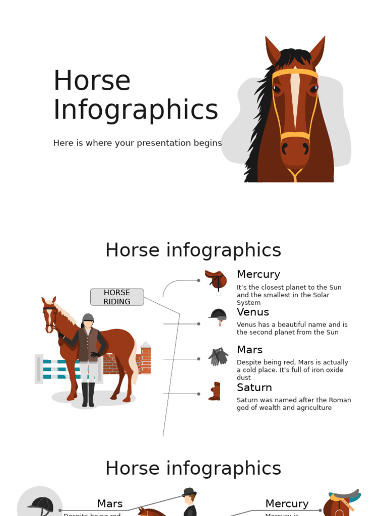 Horse Infographics by Slidesgo | PDF | Planets | Planets In Astrology