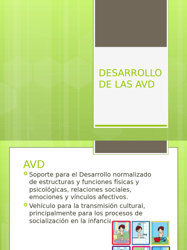 Desarrollo de Las Avd 2019 | PDF | Baño | Comportamiento