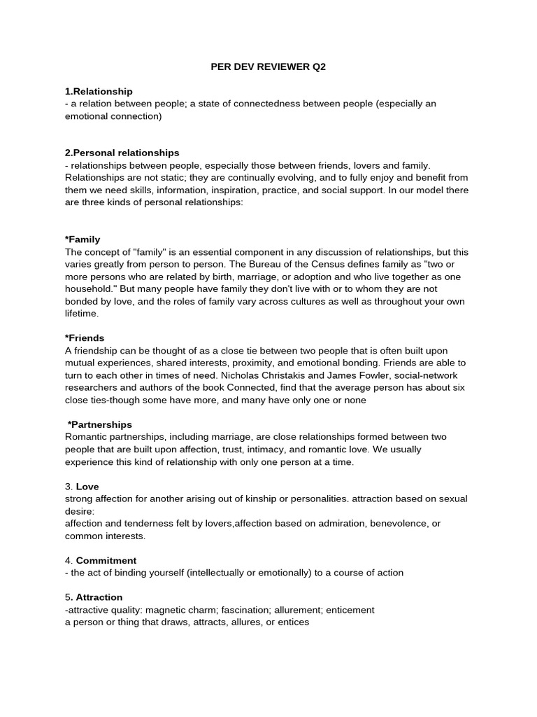 Per Dev Reviewer q2 | PDF | Leadership | Family
