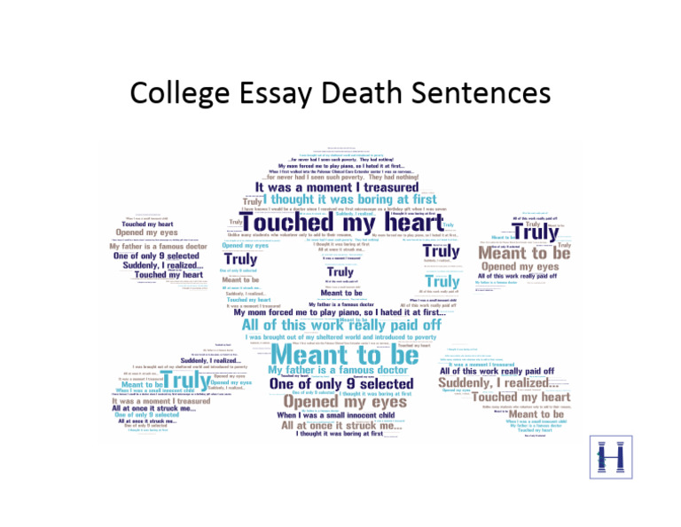 College Essay Death Sentences | PDF