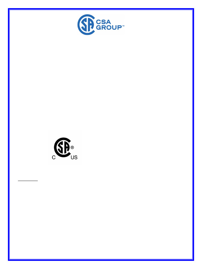 08 Altair-Altairpro Cert Csa Rev12 en | PDF | Safety