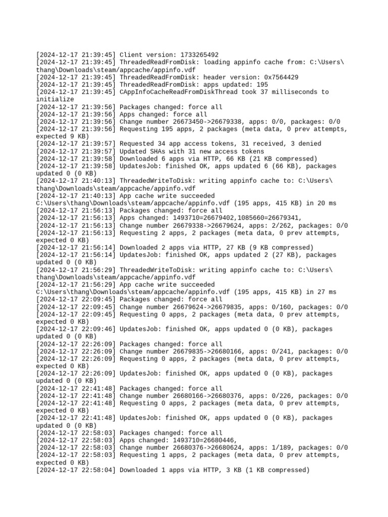 Appinfo Log | PDF | Computing | Software Appinfo Log | PDF | Computing | Software