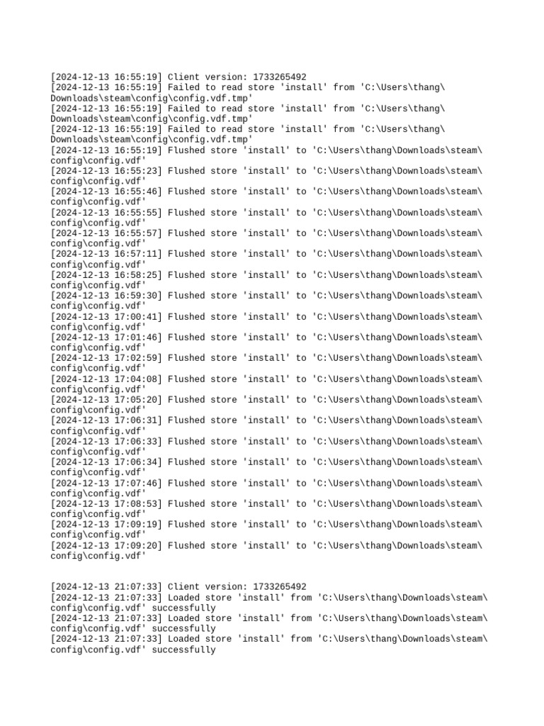 Configstore Log | PDF | Computing | Software