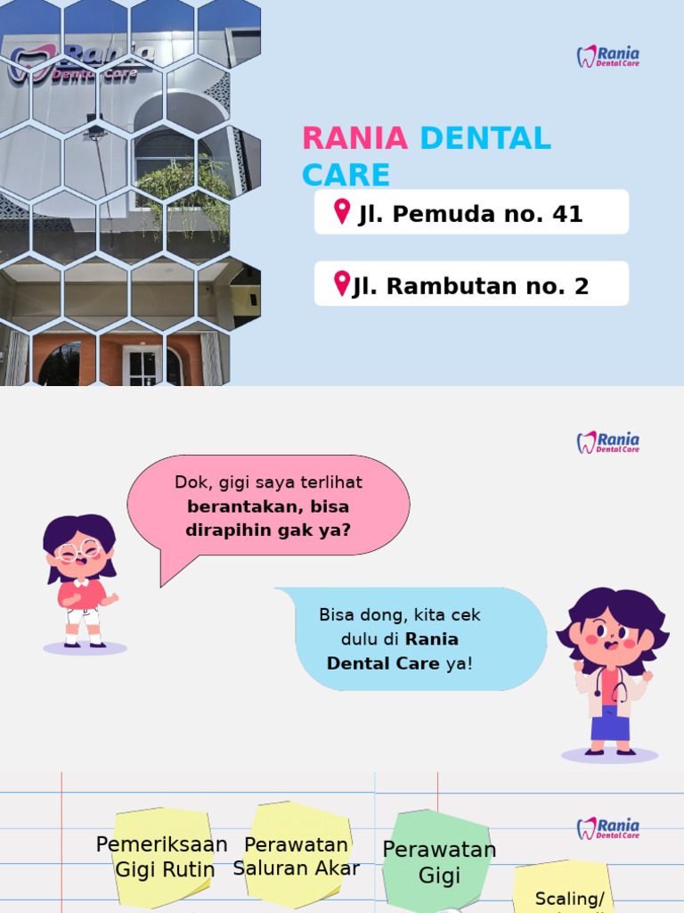 Rania Dental Care Sinarmas | PDF