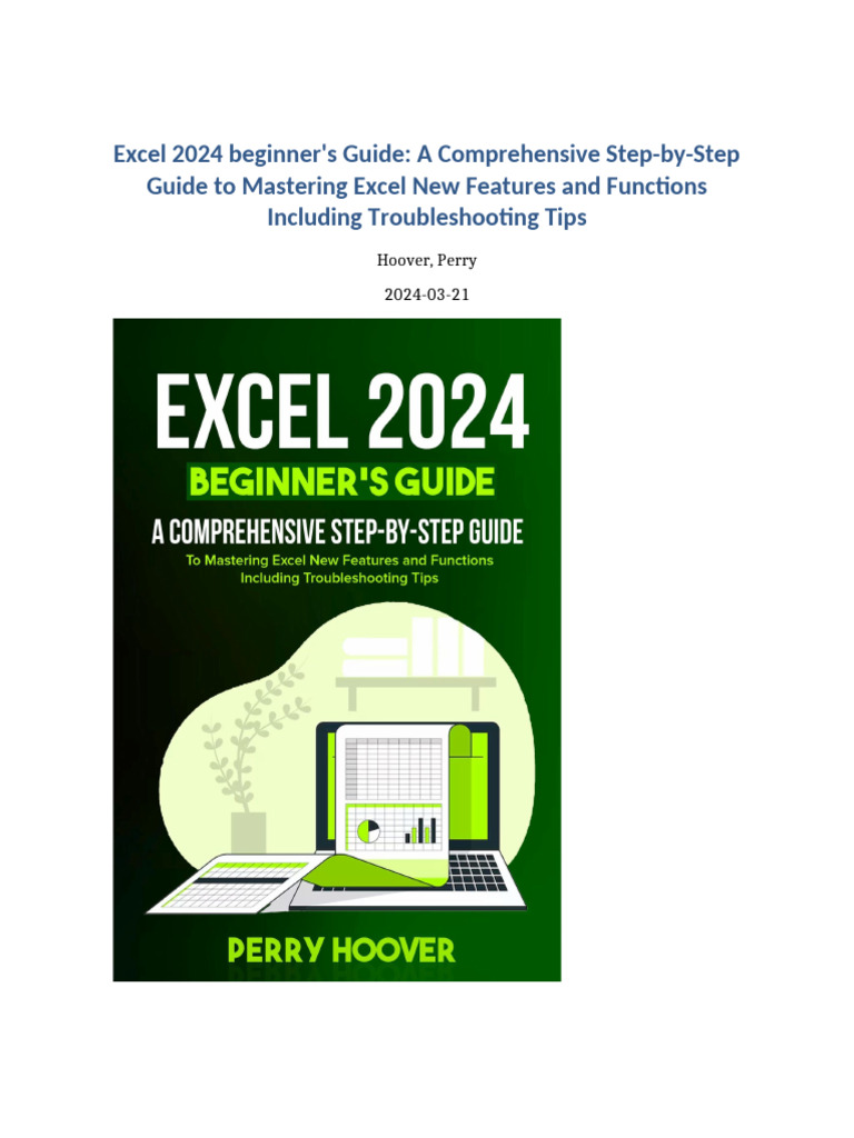 Excel 2024 | PDF | Microsoft Excel | Spreadsheet