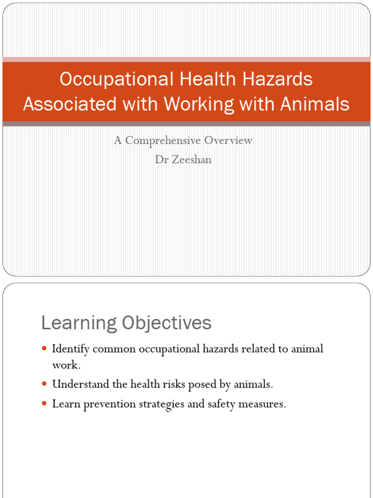Animal Hazards | PDF | Personal Protective Equipment | Hazards