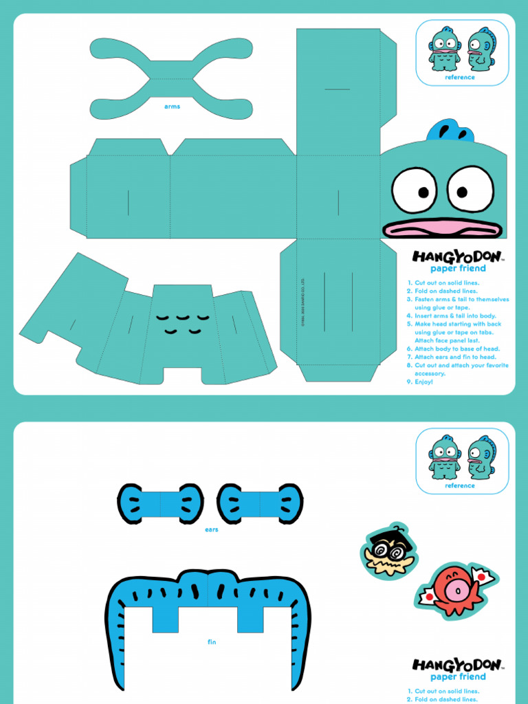 Hangyodon Sanrio Paper Friend FINAL 2-10 | PDF