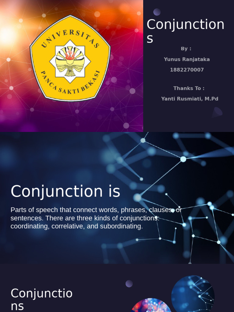 Basic Grammar - Conjunctions Assignment | PDF | English Grammar | Adverb